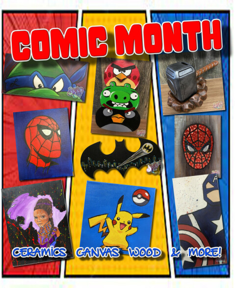 Super Hero-Comic Event | Art events | Brush Crazy Columbus, OH
