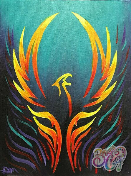 Phoenix Rising | Art events | Brush Crazy Columbus, OH