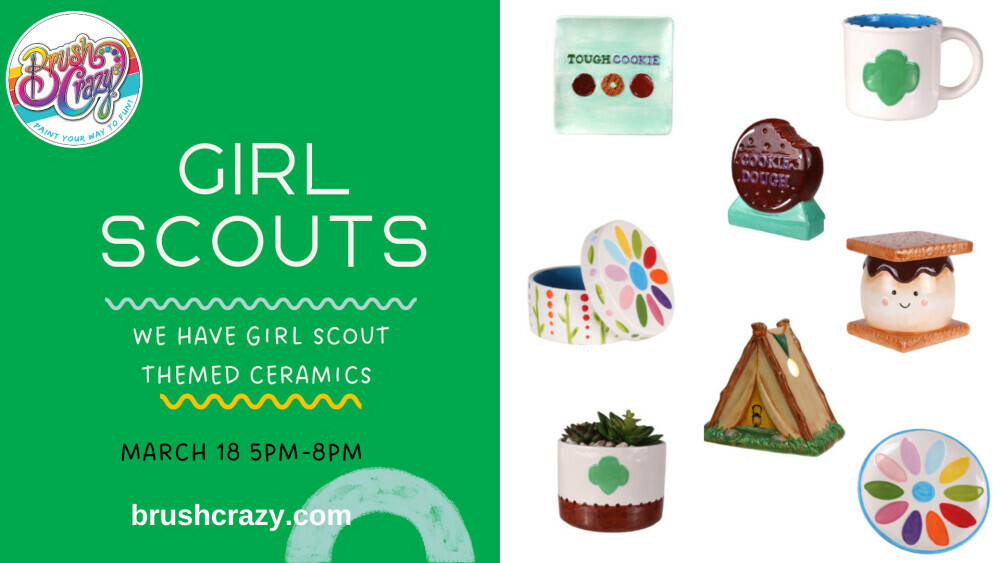 Girl Scouts of Colorado | Art workshops | Brush Crazy Colorado Springs, CO